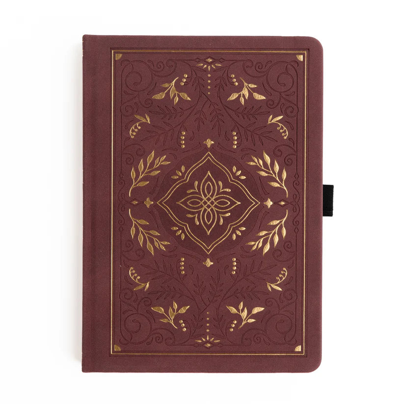 Archer & Olive - A5 Storybook in Plum Dot Grid Notebook